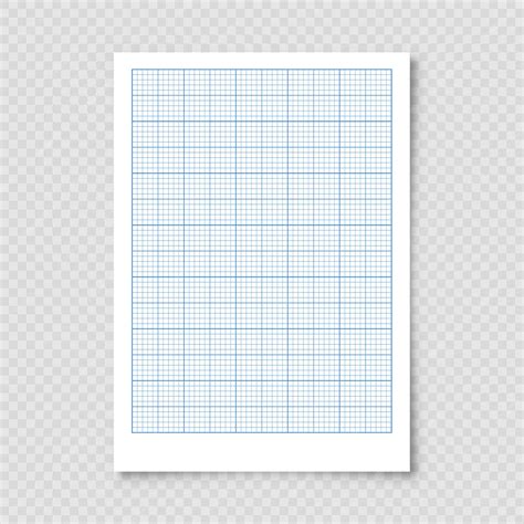 Лист графической бумаги с сеткой миллиметровая бумага текстура геометрический узор синяя линия
