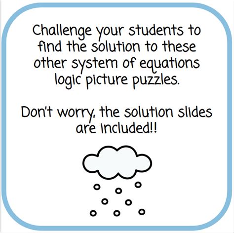 Systems Of Equations Logic Picture Puzzles Winter Themed Amped Up Learning