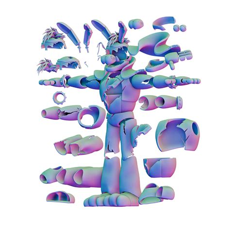 🎃 Five Night At Freddys Shattered Glamrock Bonnie Files For Cosplay