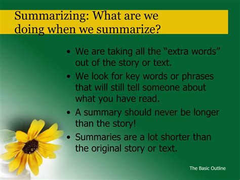 Summarizing Ppt Educational Assessment Education