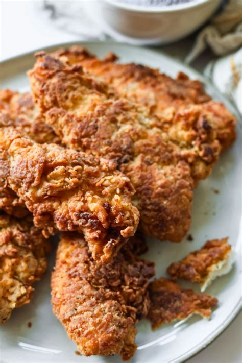 Pan Fried Buttermilk Chicken Tenders Rocky Hedge Farm