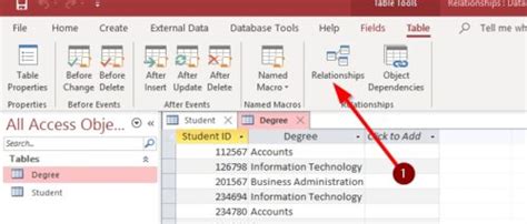 How To Create Edit And Delete A Table Relationship In Access