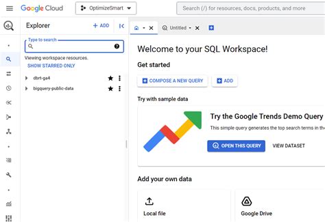 how to access bigquery public data sets