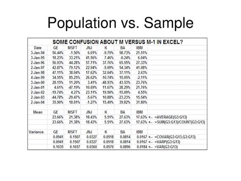 Ppt Calculating The Variance Covariance Matrix Powerpoint