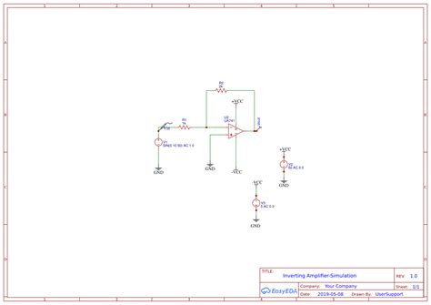 inverting amp platform for creating and sharing projects oshwlab