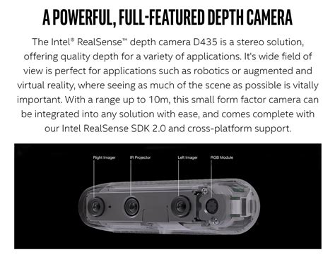 Intel Realsense Depth Camera D435d435i A Powerful Full Featured Depth