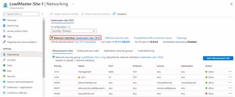 How To Configure A Single Arm Multi Public Ip Address Loadmaster In