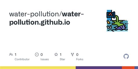 GitHub Water Pollution Water Pollution Github Io