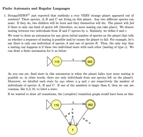 Solved Finite Automata And Regular Languages 1 Strangenews