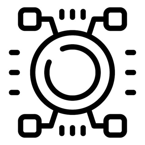 premium vector system integration connecting devices with central hub