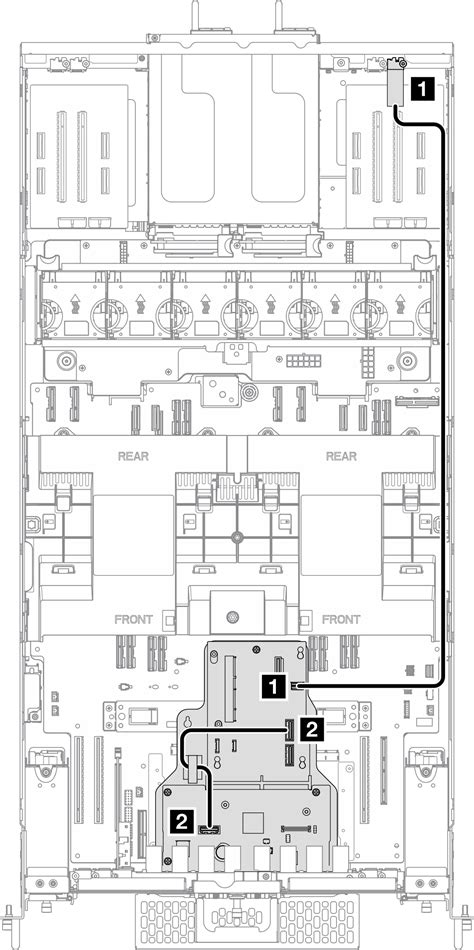 Ethernet Port Assembly Cable Routing Sr950 V3 Lenovo Docs