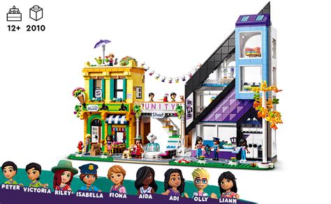 Lego Friends Downtown Flower And Design Stores 41732