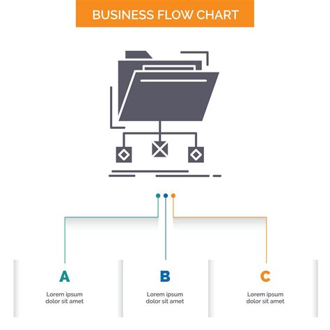 backup data files folder network business flow chart design with 3