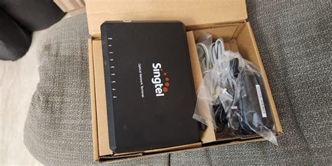 Old Singtel Fibre Optic Modem Computers Tech Parts Accessories Networking On Carousell