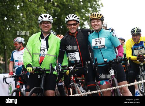 Cyclists Before The Worlds Largest Recreational Bike Ride
