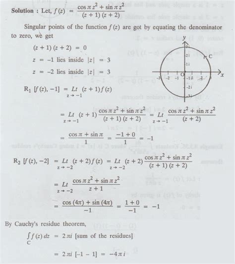 Example Problems Based On Cauchy S Residue Theorem