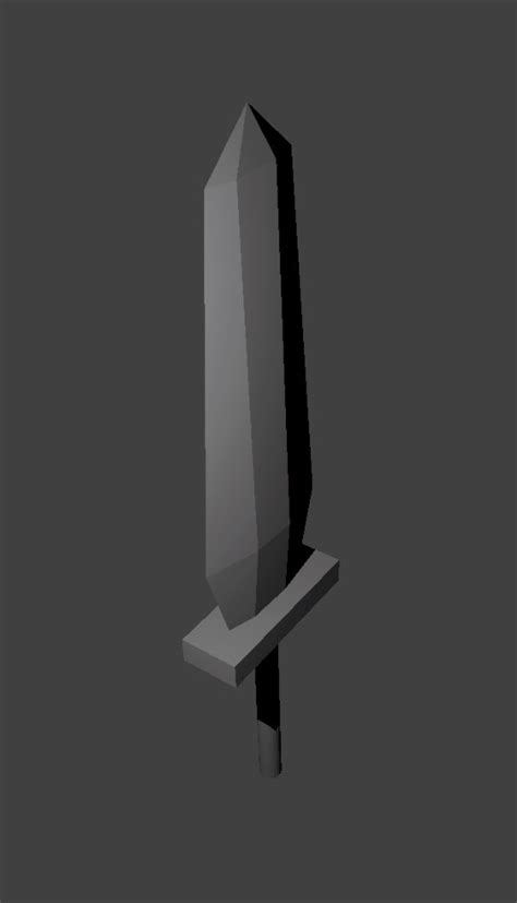 3d sword render made using blender 3d justin q doodles and storyboard blog