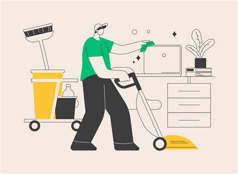 Commercial Cleaning Abstract Concept Vector Illustration 35795313