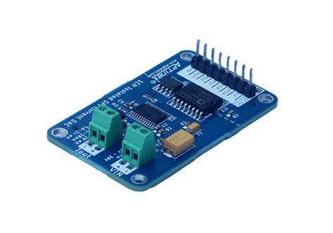 AmpWave DA1C024BS Isolated Single Channel SPI Multi Range Current DAC Module AD5420A Aptinex
