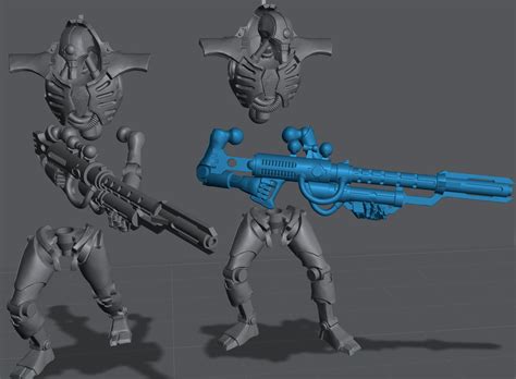3d File Sniper Robot 🔫 ・model To Download And 3d Print・cults