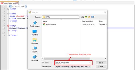 Pengertian Fungsi Dan Struktur Dasar Html Materi Pelajaran