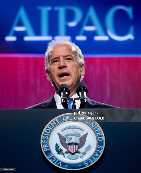 Us Vice President Joe Biden Speaks At The American Israel Public