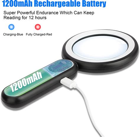 Large Lighted Magnifying Glass Premium Led Magnifying Glasshigh