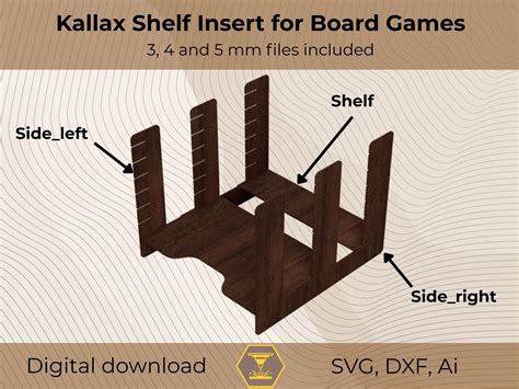 Kallax Shelf Insert For Board Games · Creative Fabrica Kallax Shelf Insert For Board Games · Creative Fabrica