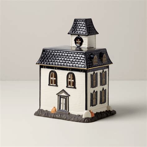 Vintage Halloween Lit House Figurine Lenox Corporation