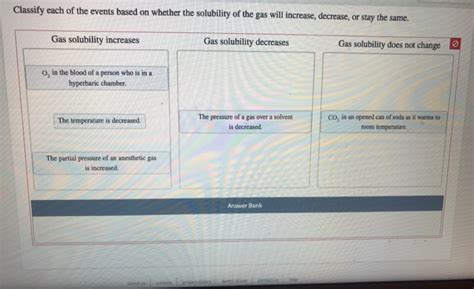 solved classify each of the events based on whether the