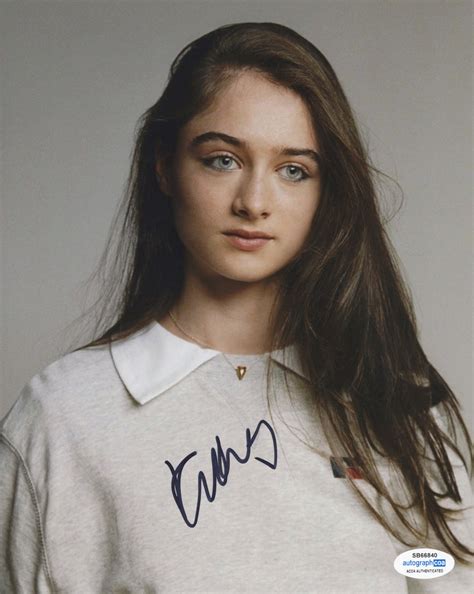 Raffey Cassidy Sexy Signed Autograph 8x10 Photo Acoa Outlaw Hobbies