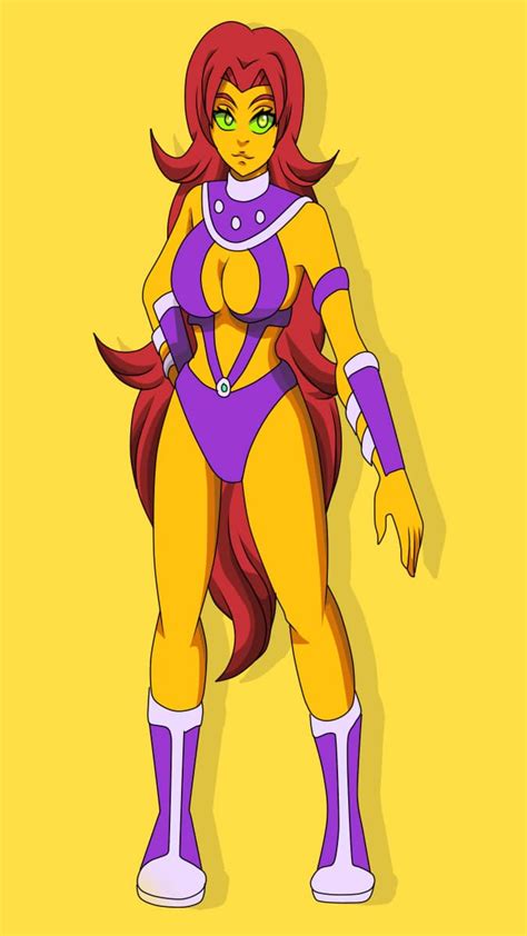 [artwork] I Made This Starfire Drawing I Hope You Liked R Dccomics