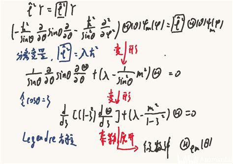 量子力学 球谐函数浅析 课件 哔哩哔哩