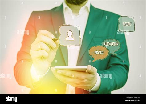 Writing Note Showing Process Automation Business Concept For Transformation Streamlined Robotic