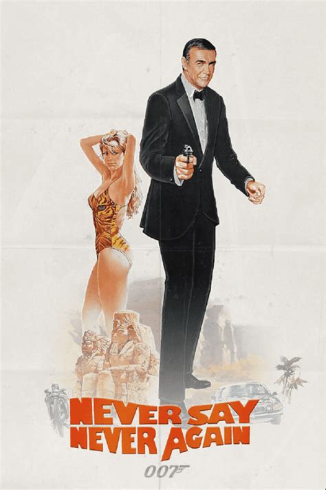 Never Say Never Again 1983 Movie Poster 24x36 James Bond Sean