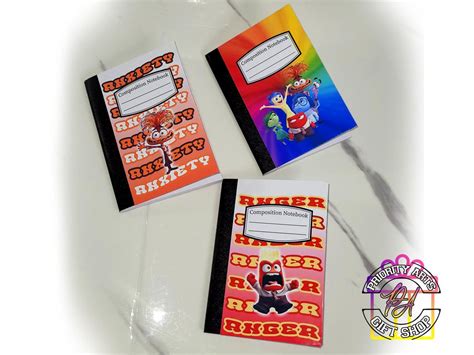 Anxiety Mini Composition Notebook Inside Out Inside Out 2 Inside Out