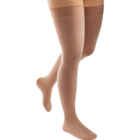 Jobst® Activa Opaque Thigh High 20 30 Mmhg W Silicone Dot Band