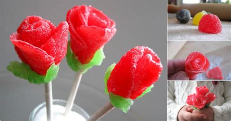 Creative Ideas Diy Beautiful Gumdrop Rose Bouquet