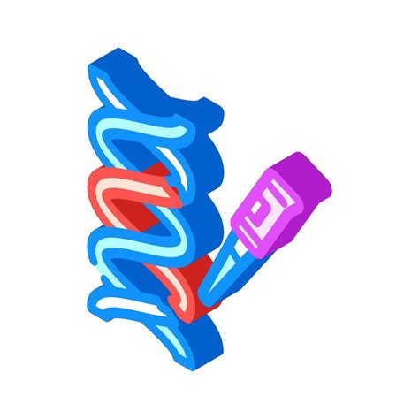 Crispr Tool Genetic Engineering Isometric Icon Illustration 60184613