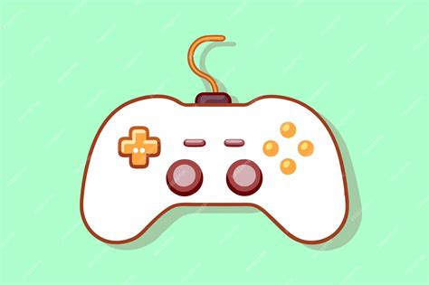 A Drawing Of A Controller With A Red Cross On The Top Premium Ai Generated Vector