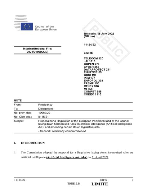 Fillable Online Data Consilium Europa IPC On Artificial Intelligence Organized By The Walloon