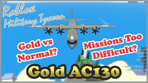 Gold Ac130 Difficult Mission 15 How To Get It In Military Tycoon