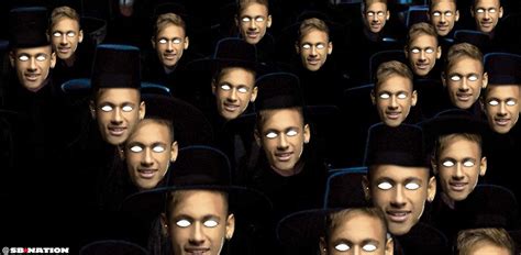 Brazil Fans Prepare For Game Vs Germany With Creepy Neymar Masks