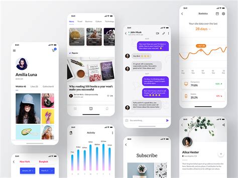 awesome ios ui kit ii by robert licau for ui8 on dribbble