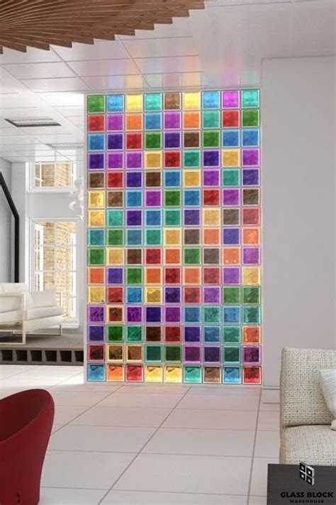 Color Your World With Our Injected Color Blocks Clear Glass Block