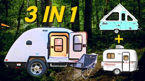Worlds First Pop Up Teardrop Trailer With No Canvas Youtube