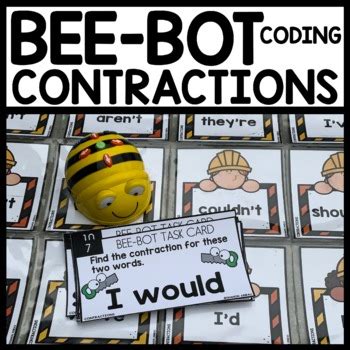 Contractions Coding Robotics For Beginners Bee Bots Mat Literacy Center