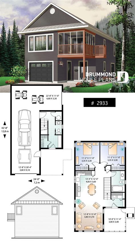 U Shaped House Plans With Garage
