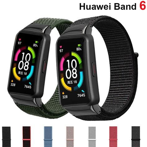 Nylon Strap For Huawei Band 6 6 Pro Huawei Band6 Smartwatch Replacement