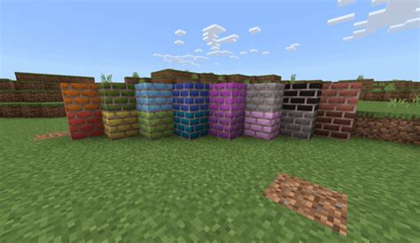 Colorful Bricks Minecraft Addon